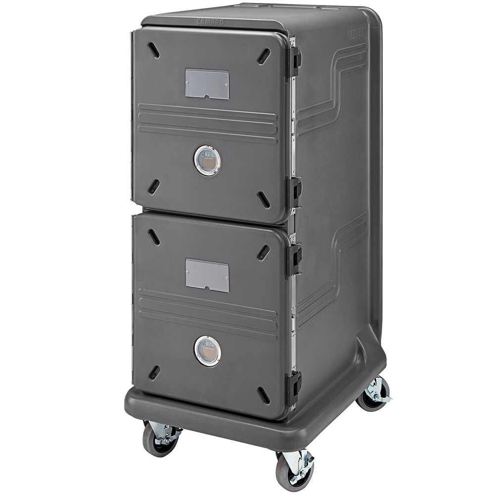 Cambro Pro Cart Ultra® Tall Charcoal Gray Pan Carrier - 2 Active Hot ...