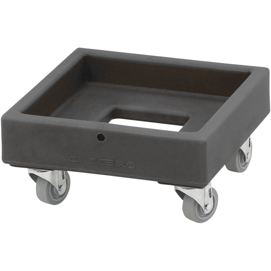 Cambro Camdolly Charcoal Gray Milk Crate Dolly CD1313615