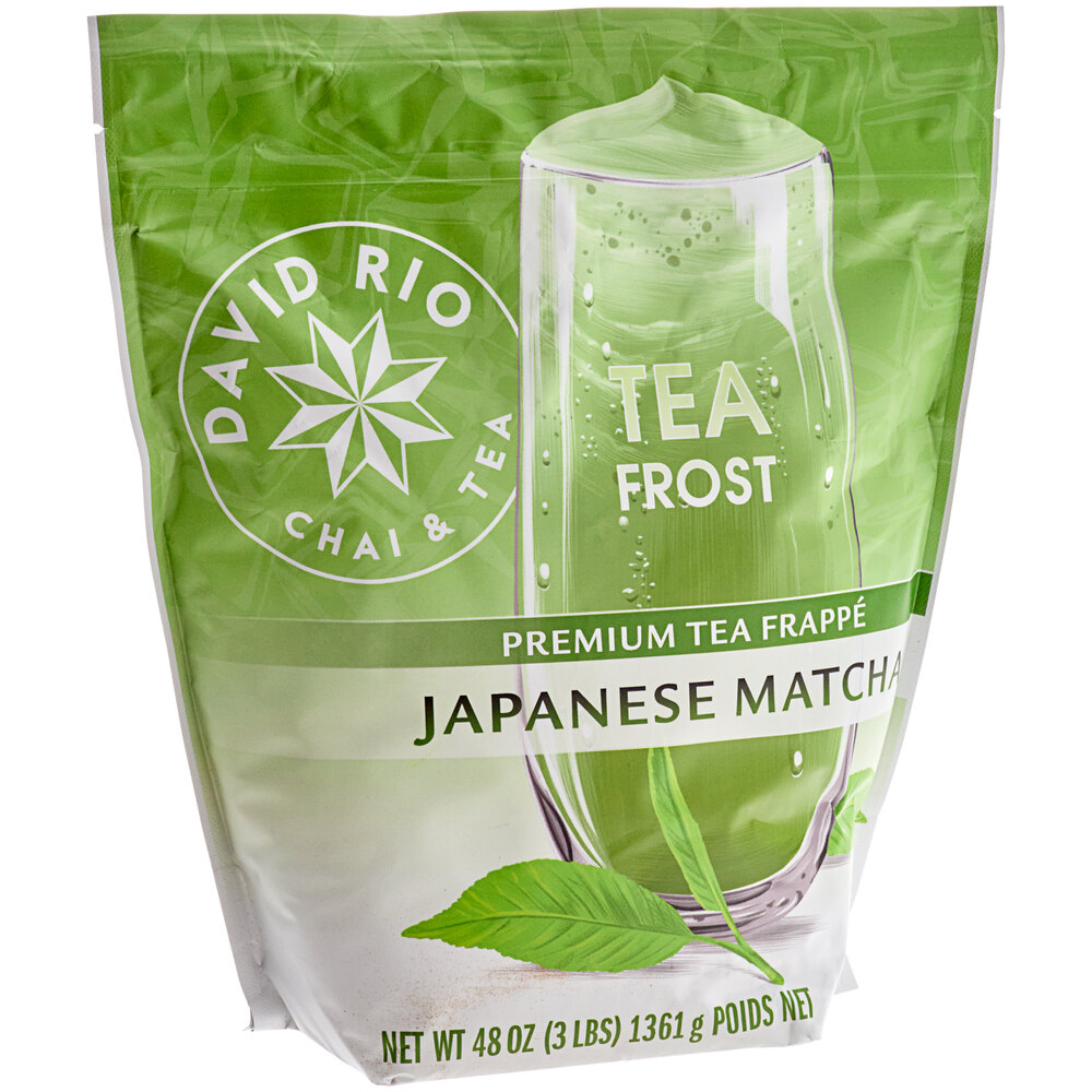 David Rio Tea Frost Japanese Matcha Frappe Mix 3 lb.