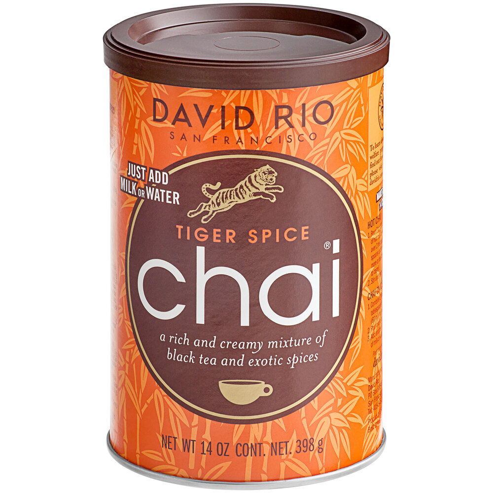 David Rio Tiger Spice Chai Latte Mix - 14 oz.