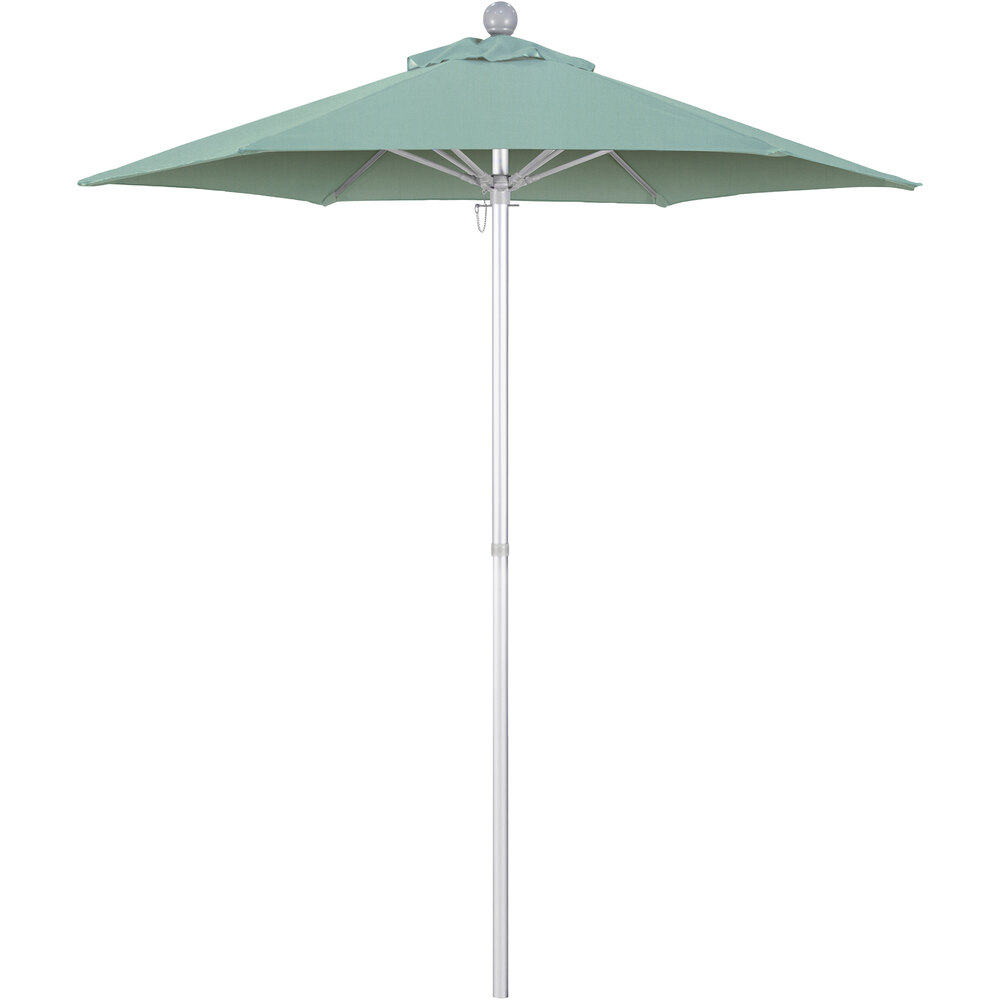 California Umbrella Summit Series 6' Round Spa Sunbrella Push Lift ...