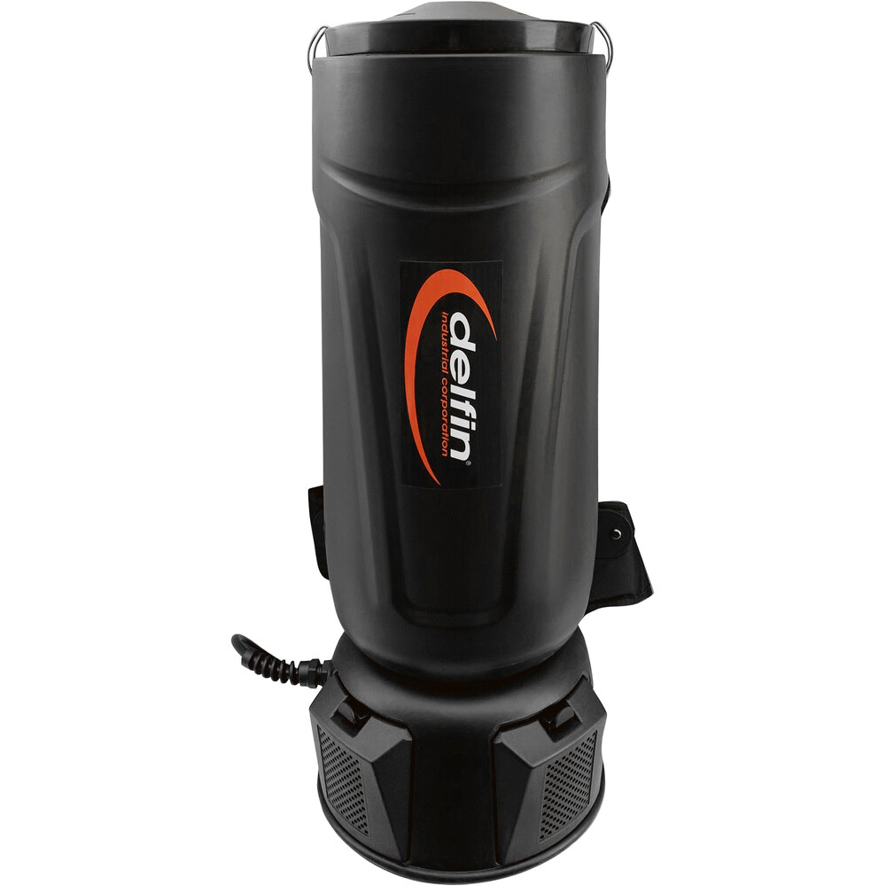 Delfin Industrial Pro HEPA 10 Qt. Corded Backpack Vacuum with HEPA ...
