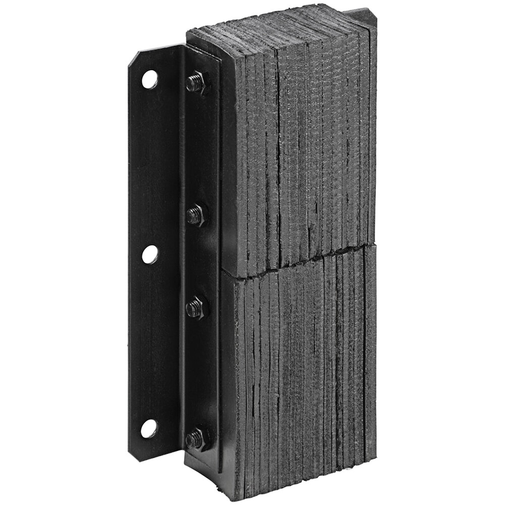 Vestil 20" x 11" x 4 1/2" Vertical Laminated Rubber Dock Bumper V-1120-4.5