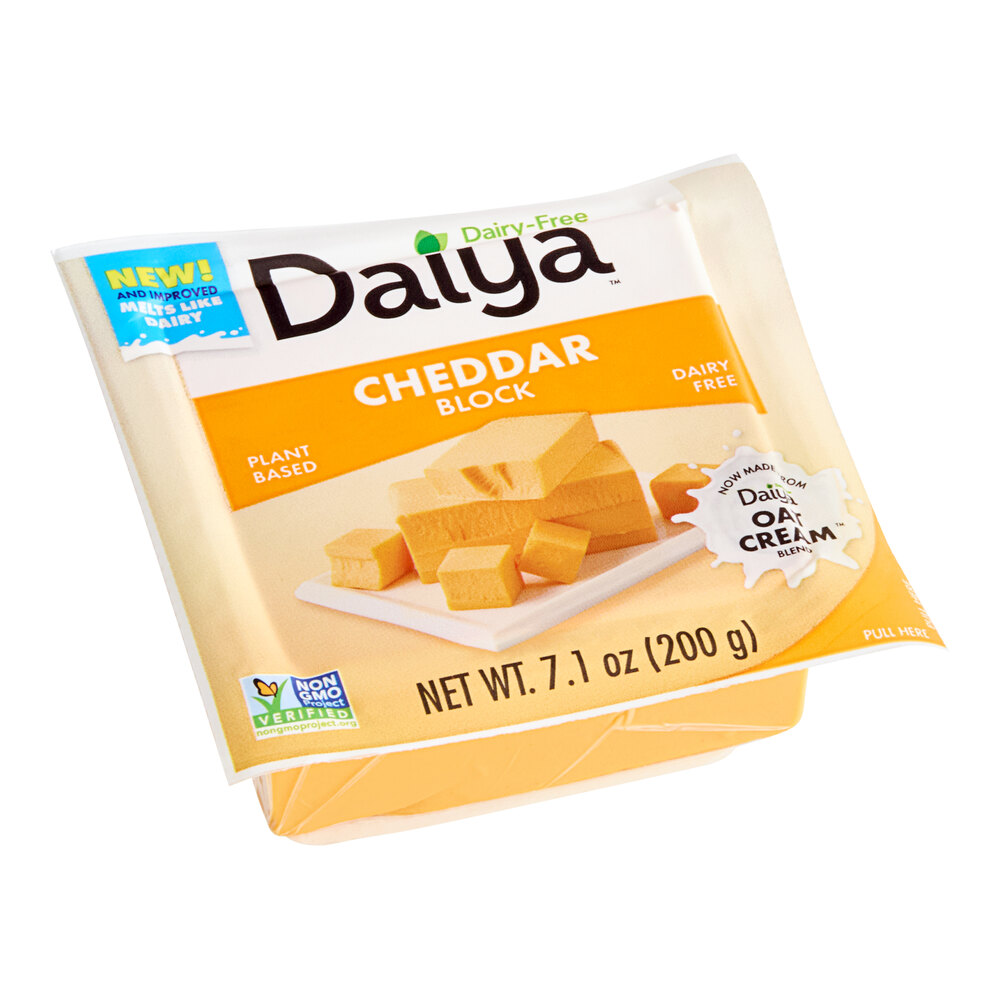 Daiya Vegan Cheddar Cheese Block 7.1 oz. - 8/Case