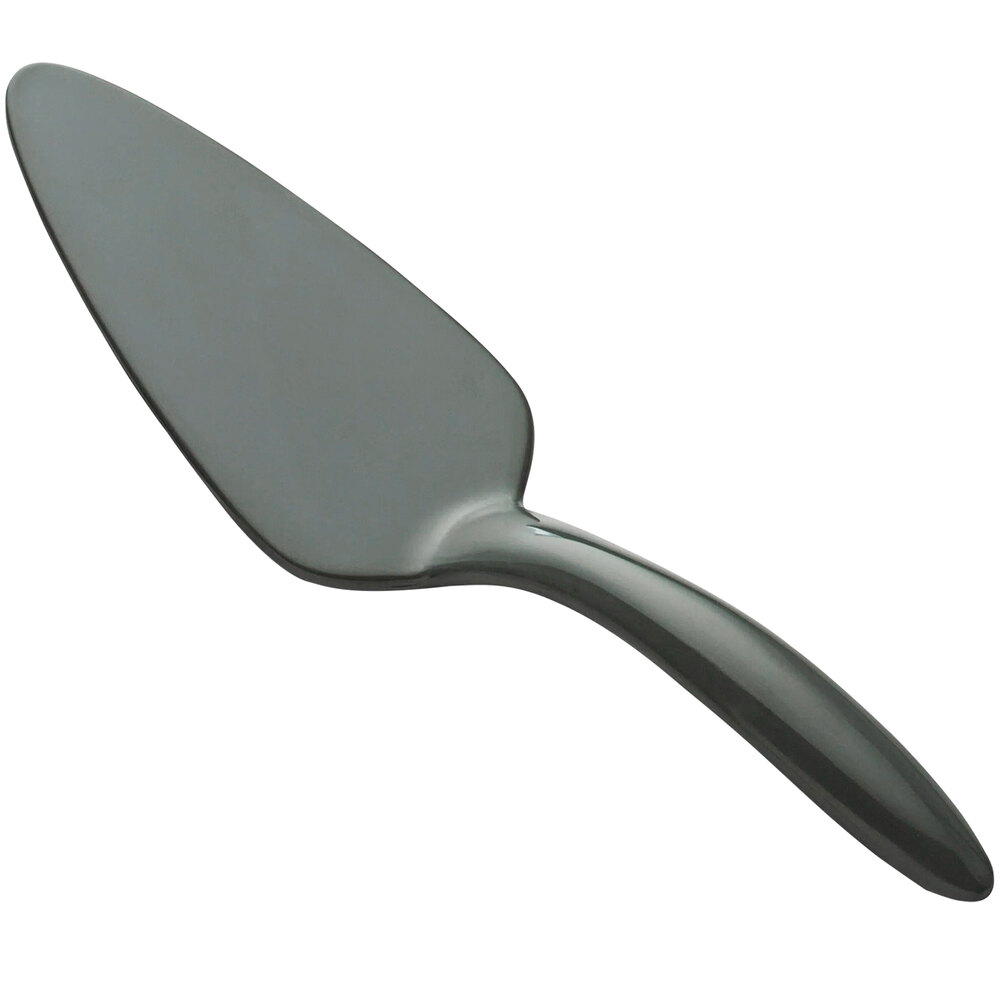 Bon Chef EZ-Use 10 1/4" Gunmetal Gray Melamine Pastry Server M-9465-GM