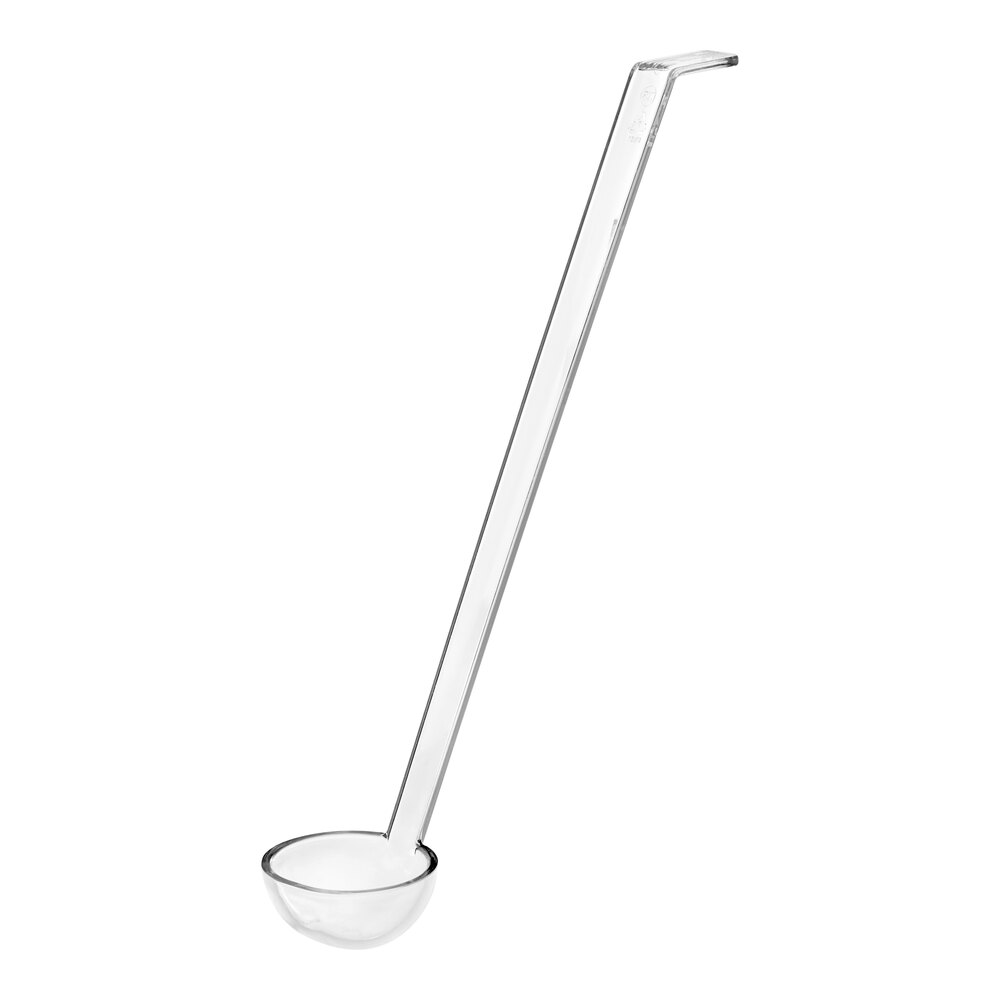 Cambro LD130135 Camwear® Plastic Clear 1 oz. Ladle
