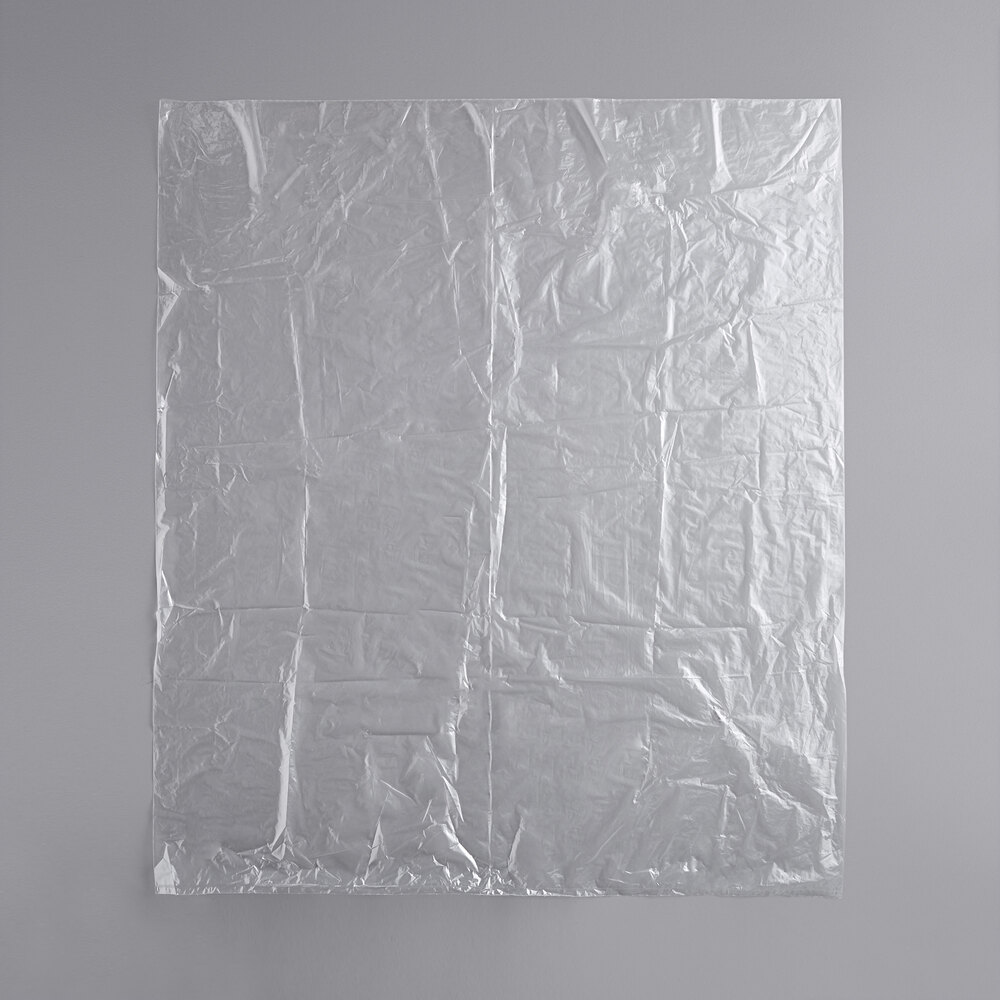 Lavex 36" x 42" 4 Mil Clear Flat Polyethylene Bag - 100/Case