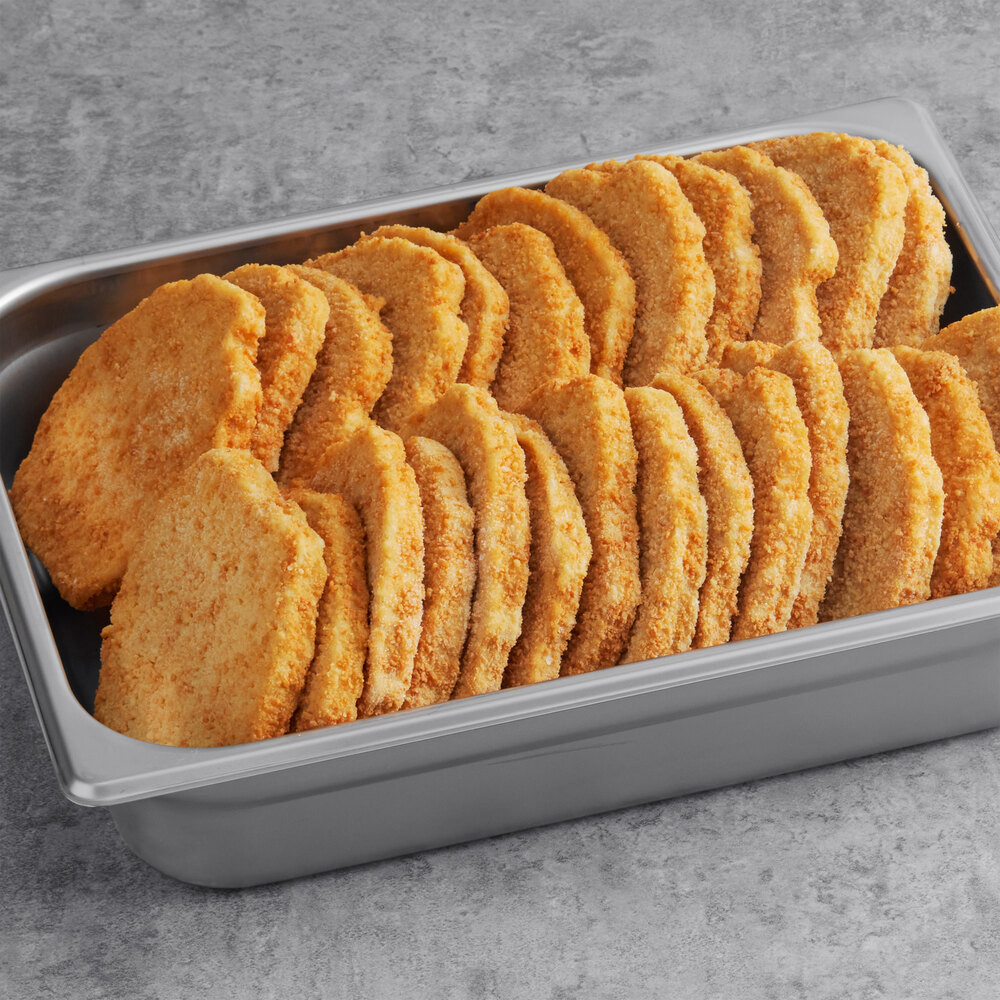 Rebellyous Vegan Plant-Based K-12 Eligible Kickin' Chicken Patties 5 lb ...