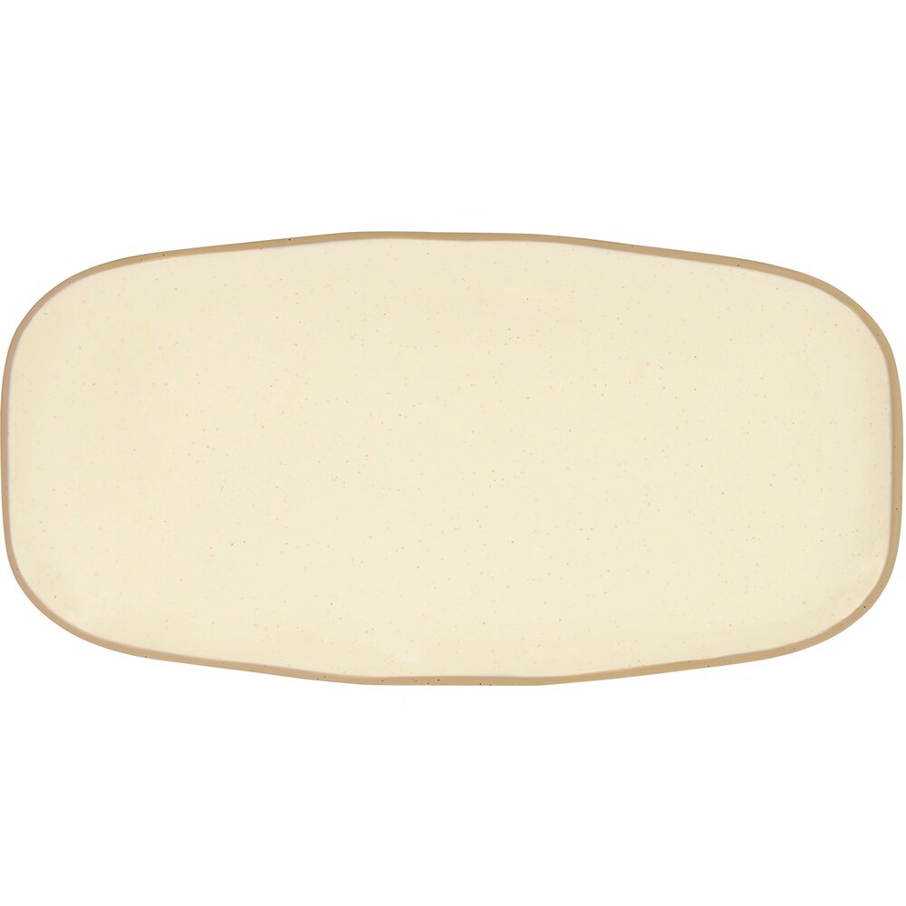 Dalebrook from Global Tableware Collective Marl 11 13/16" x 6" Cream ...