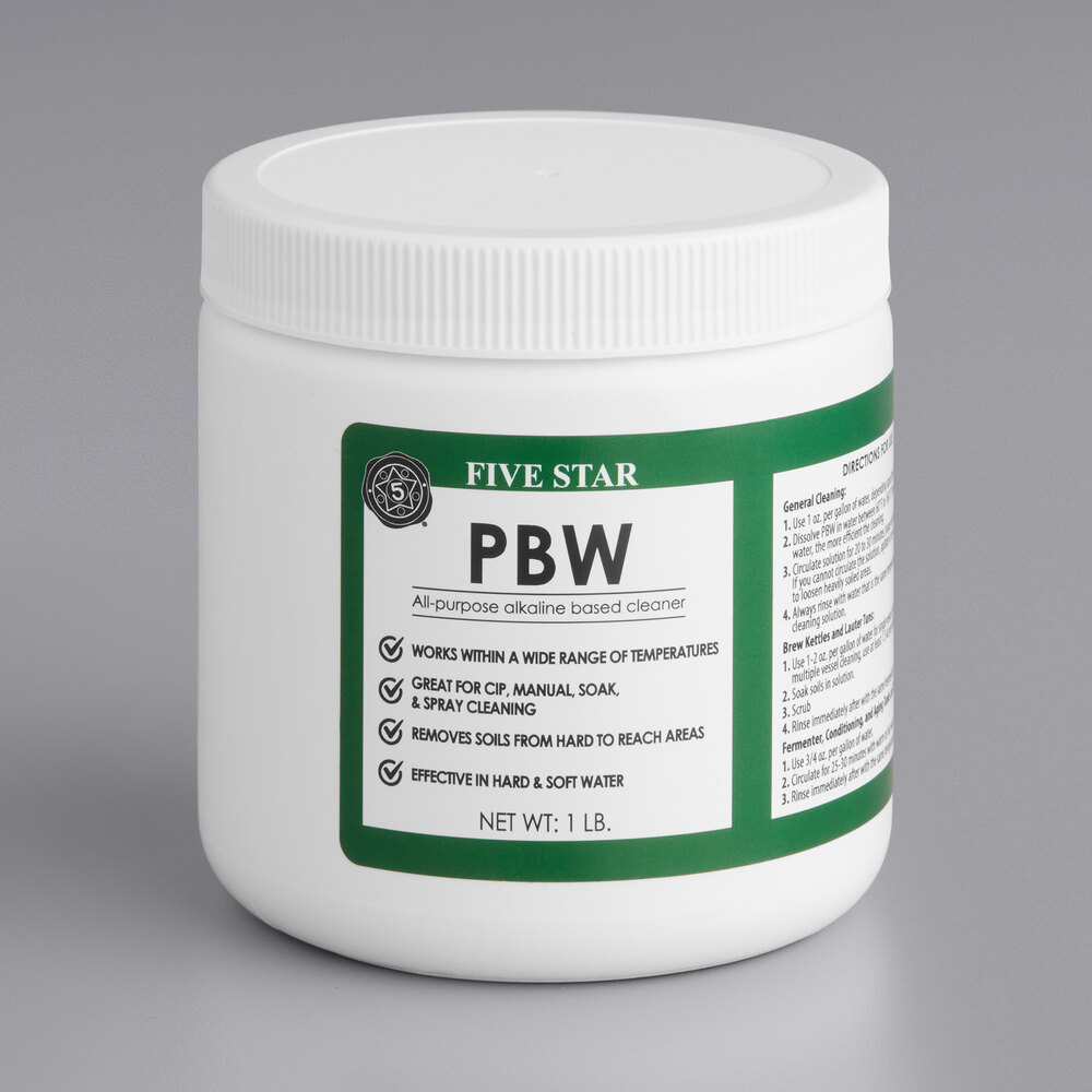 Five Star Chemicals 26-PBW-FS01-12 PBW Non-Caustic Alkaline Brewery ...