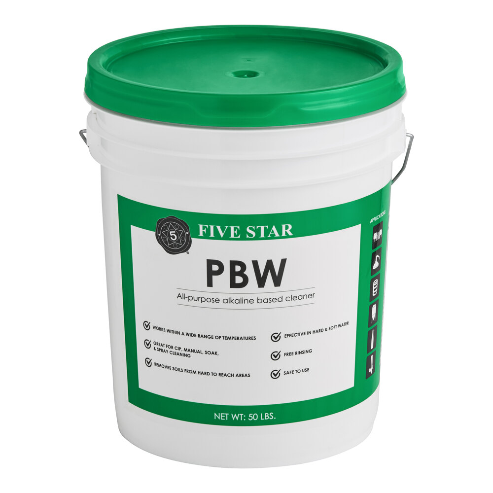 Five Star Chemicals 26-PBW-FS50 PBW Non-Caustic Alkaline Brewery ...