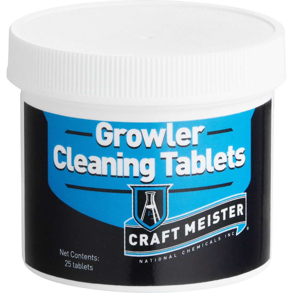 National Chemicals Inc. 33015 Craft Meister Growler Cleaning Tablet 25 ...