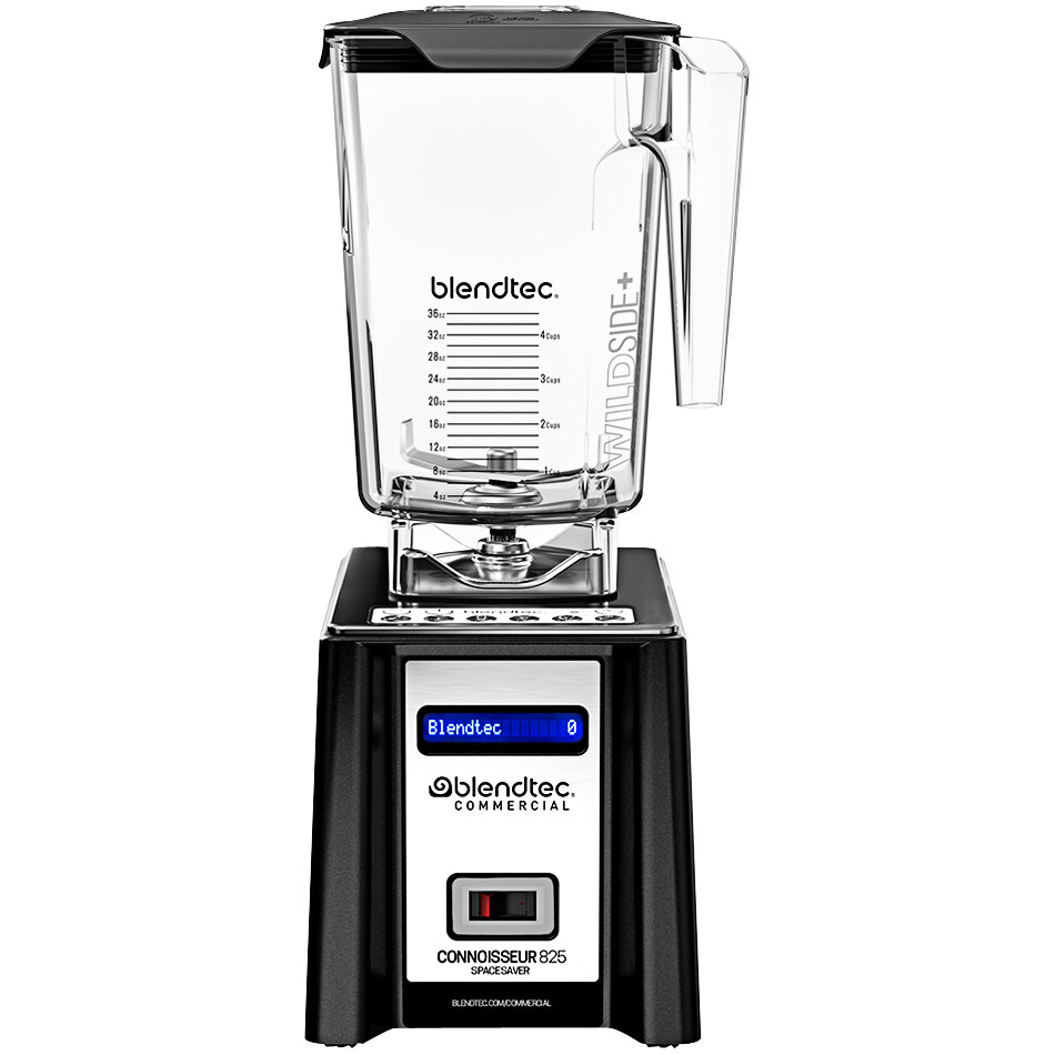 Blendtec C825C11E-A1GA1D Connoisseur 825 Spacesaver with 90 oz. WildSide+ Jar - 120V