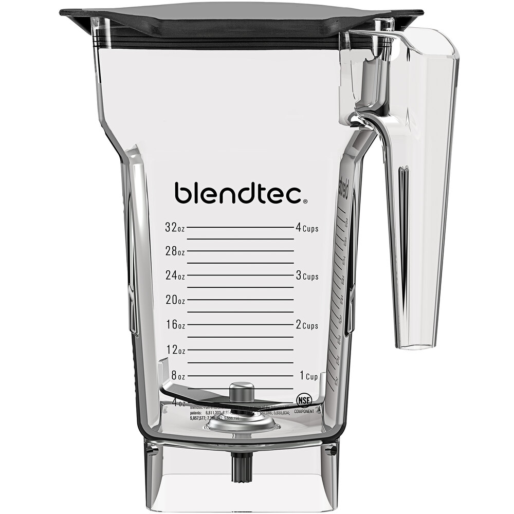 Blendtec FourSide 40-710-02 75 oz. Clear Jar with Soft Lid - 2/Pack