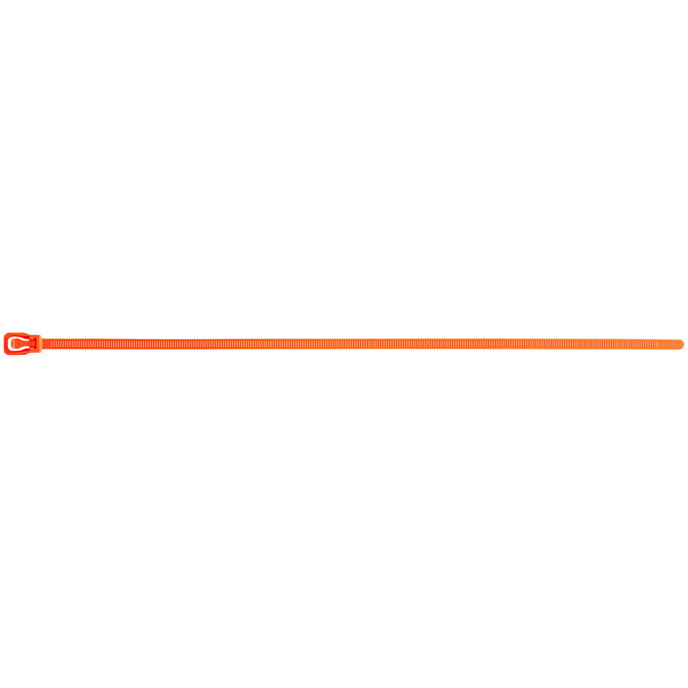 Retyz EveryTie Fluorescent Orange 14" 50 lb. Tensile Strength (222N), 5 ...