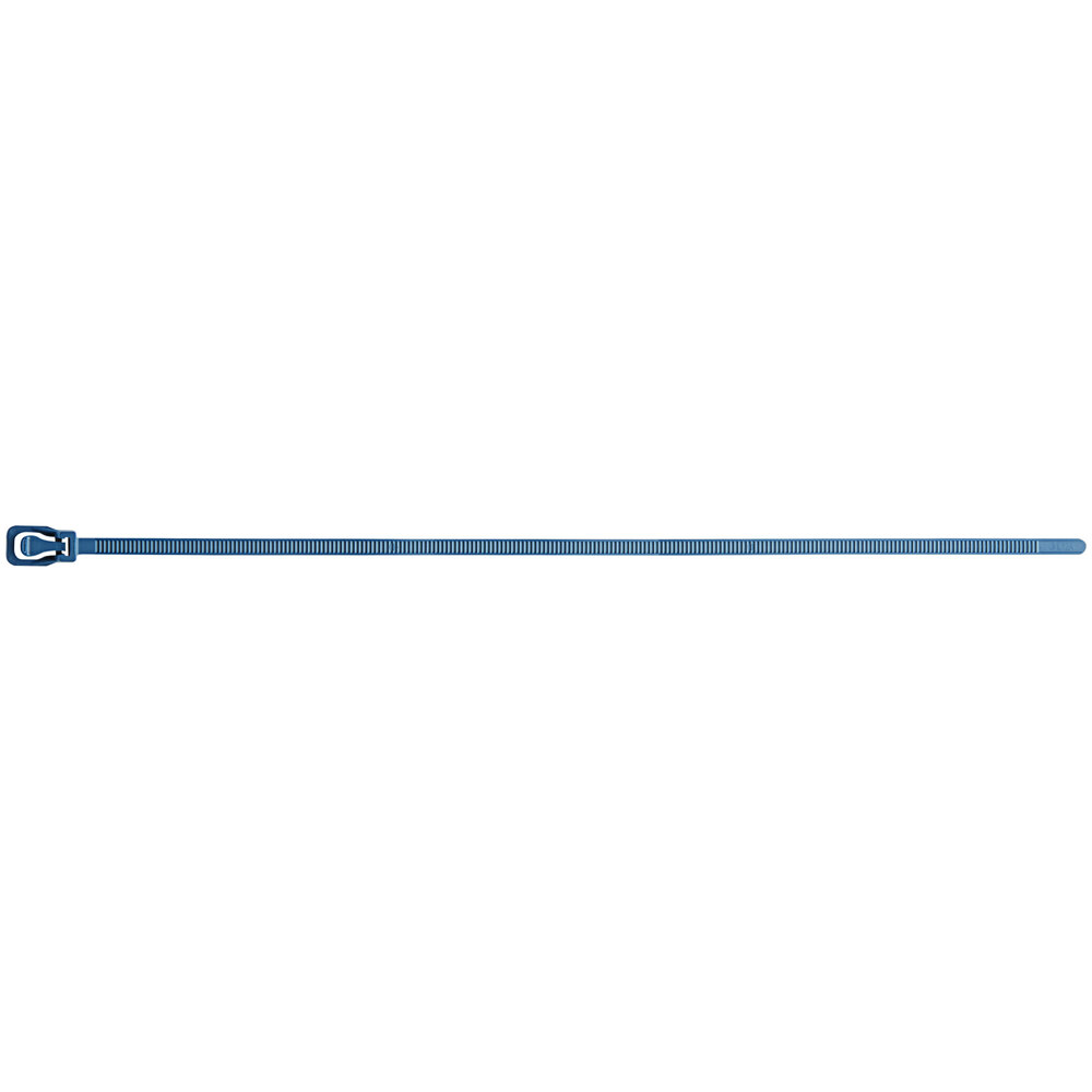 Retyz Metal Detectable EveryTie Blue 12" 50 lb. Tensile Strength (222N ...
