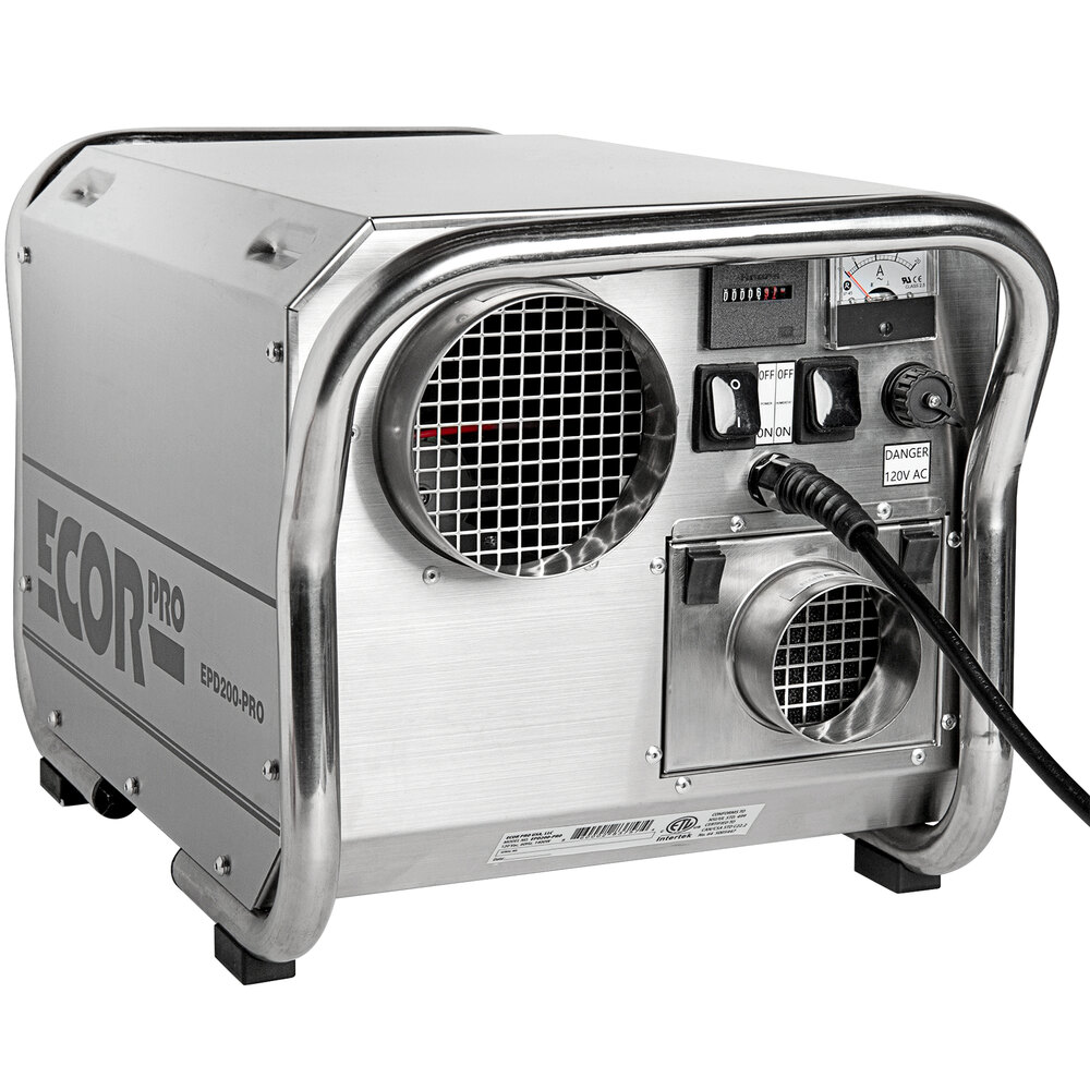 Ecor Pro EPD200-PRO DryFan 95 Pint Stainless Steel Desiccant ...