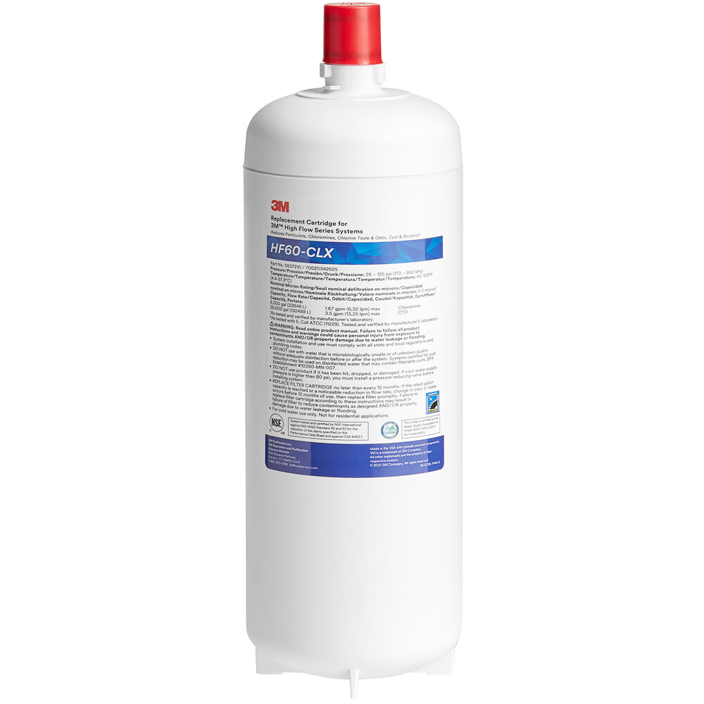 3M Water Filtration Products 5637210 High Flow Series HF60-CLX Filter ...