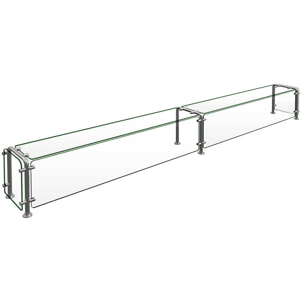 Hatco Flav-R-Shield 108" x 12" Full Service Pass-Over Sneeze Guard with ...