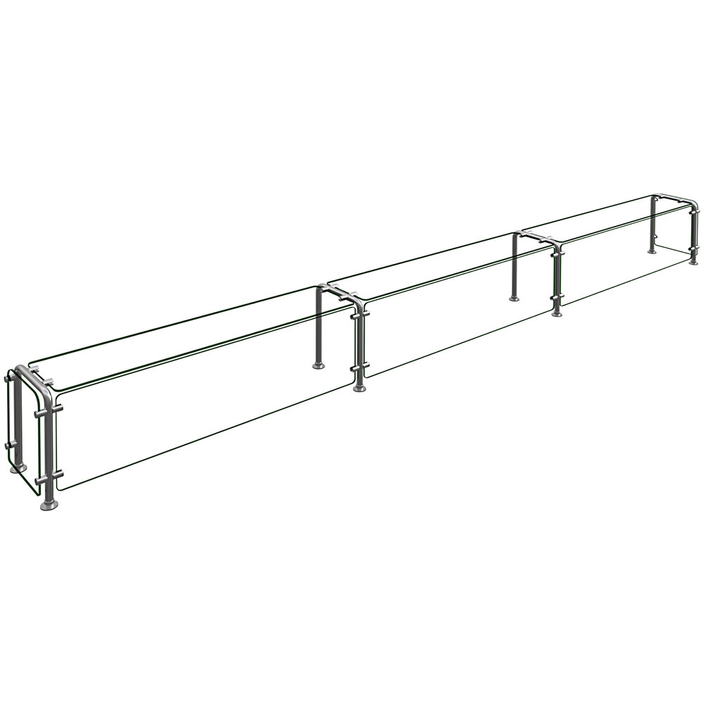 Hatco Flav-R-Shield 144" x 12" Full Service Pass-Over Sneeze Guard with ...
