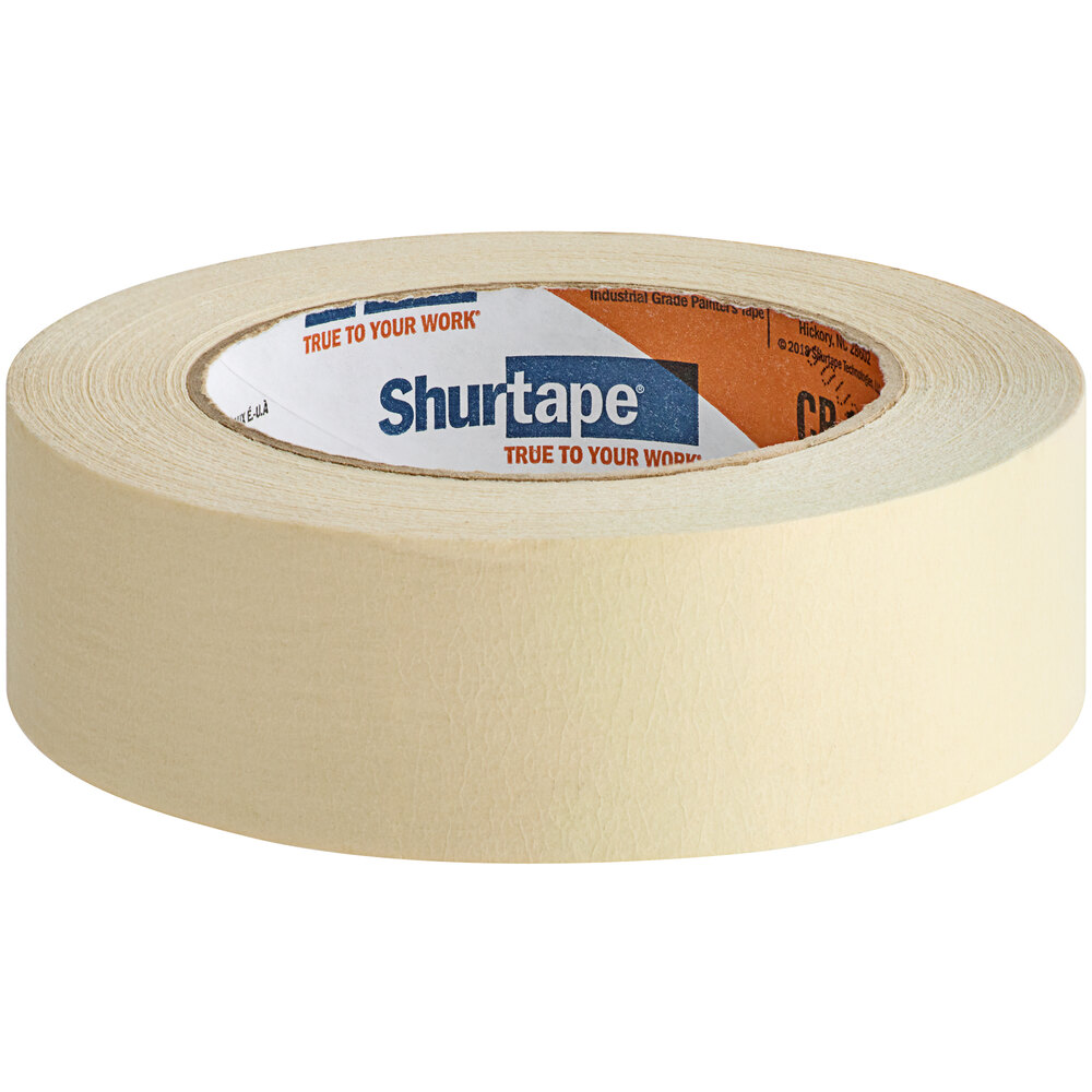 Shurtape CP 107 1.44" x 60 Yards Natural Industrial Grade Masking Tape ...