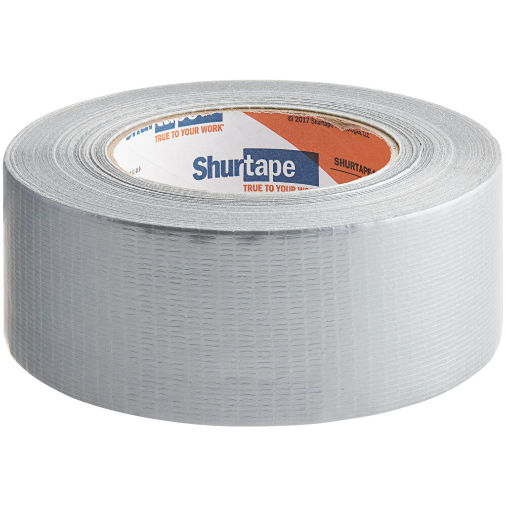 Shurtape PC 007 1.88" x 60 Yards Silver Utility Grade Co-Extruded Duct Tape