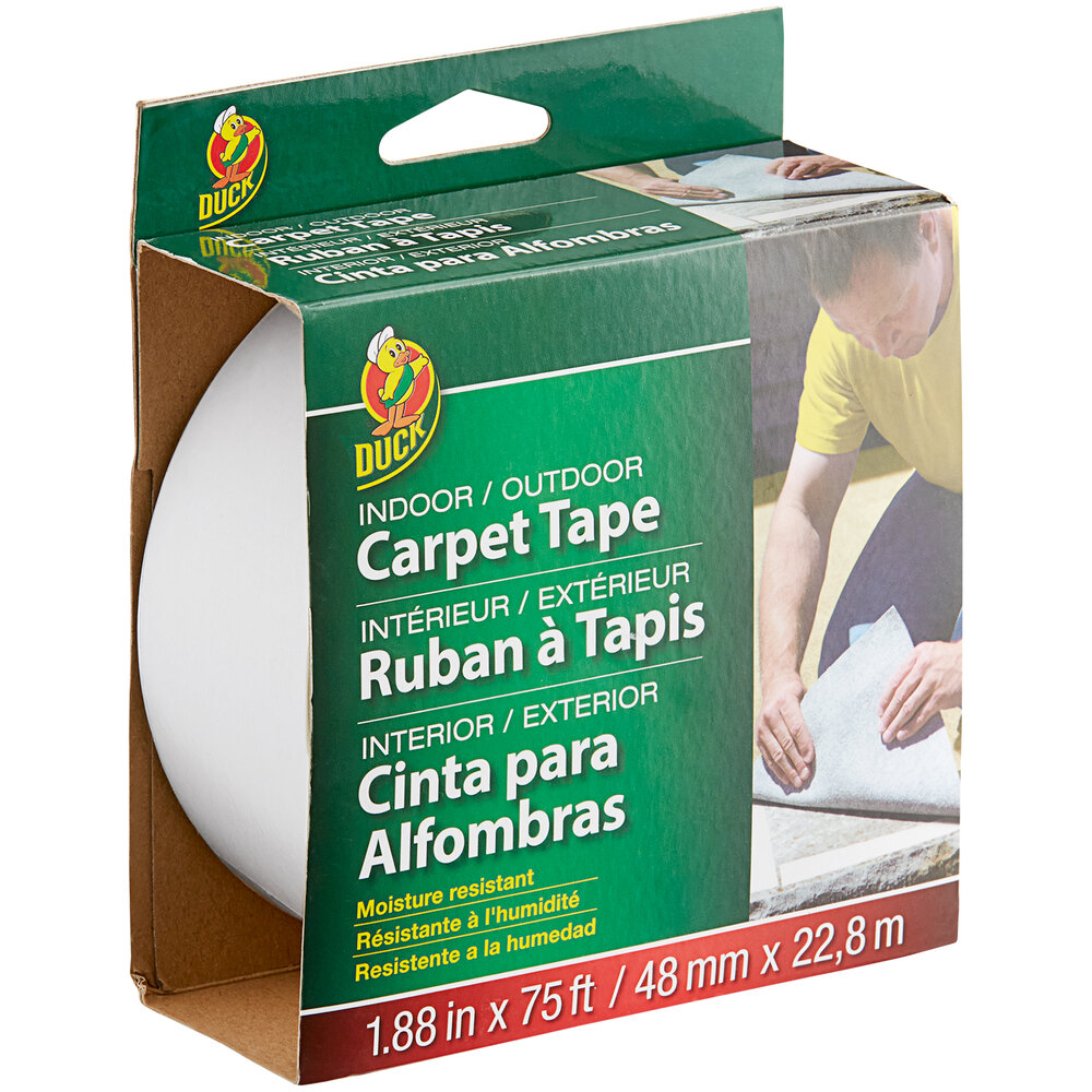 Duck Tape 1 7 8 X 75 Indoor Outdoor Carpet Tape 286372 Duck Tape 1 7 8 X 75 Indoor Outdoor Carpet Tape 286372