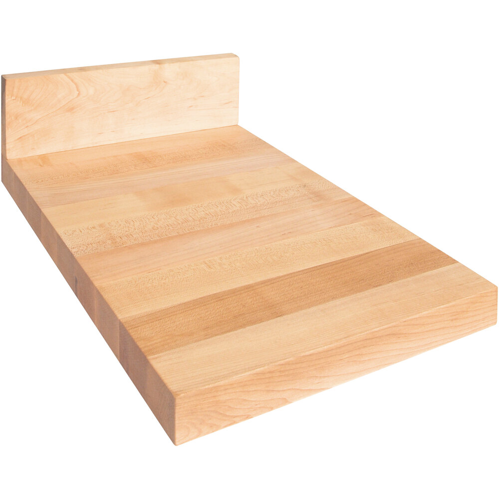 John Boos & Co RS72-V 72" x 4" Blended Hard Rock Maple Wooden Kitchen ...