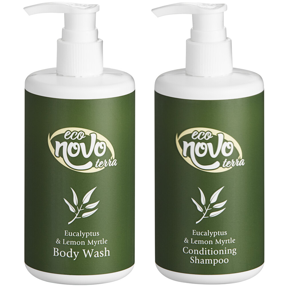 Novo Terra Hotel and Motel Conditioning Shampoo and Body Wash Kit - 20/Case
