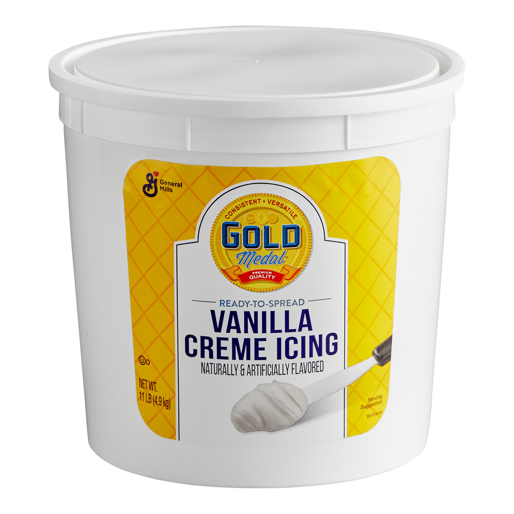 Gold Medal Ready-to-Spread Vanilla Creme Icing 11 lb.