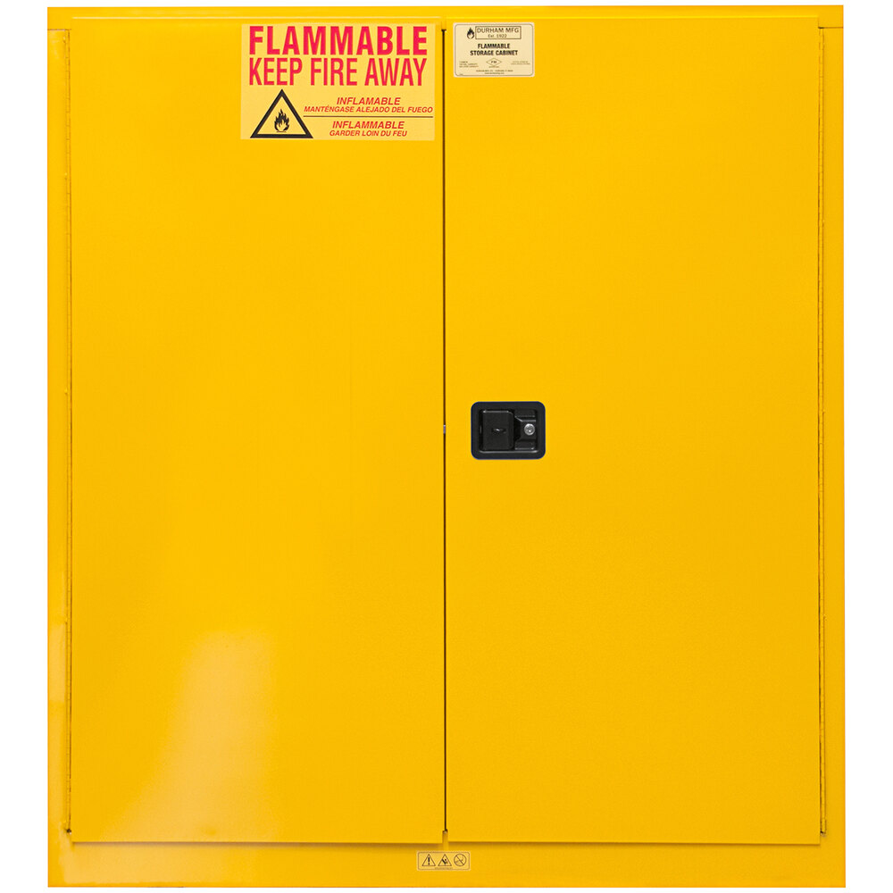 Durham Mfg 120 Gallon Steel Flammable Liquids Storage Cabinet with ...