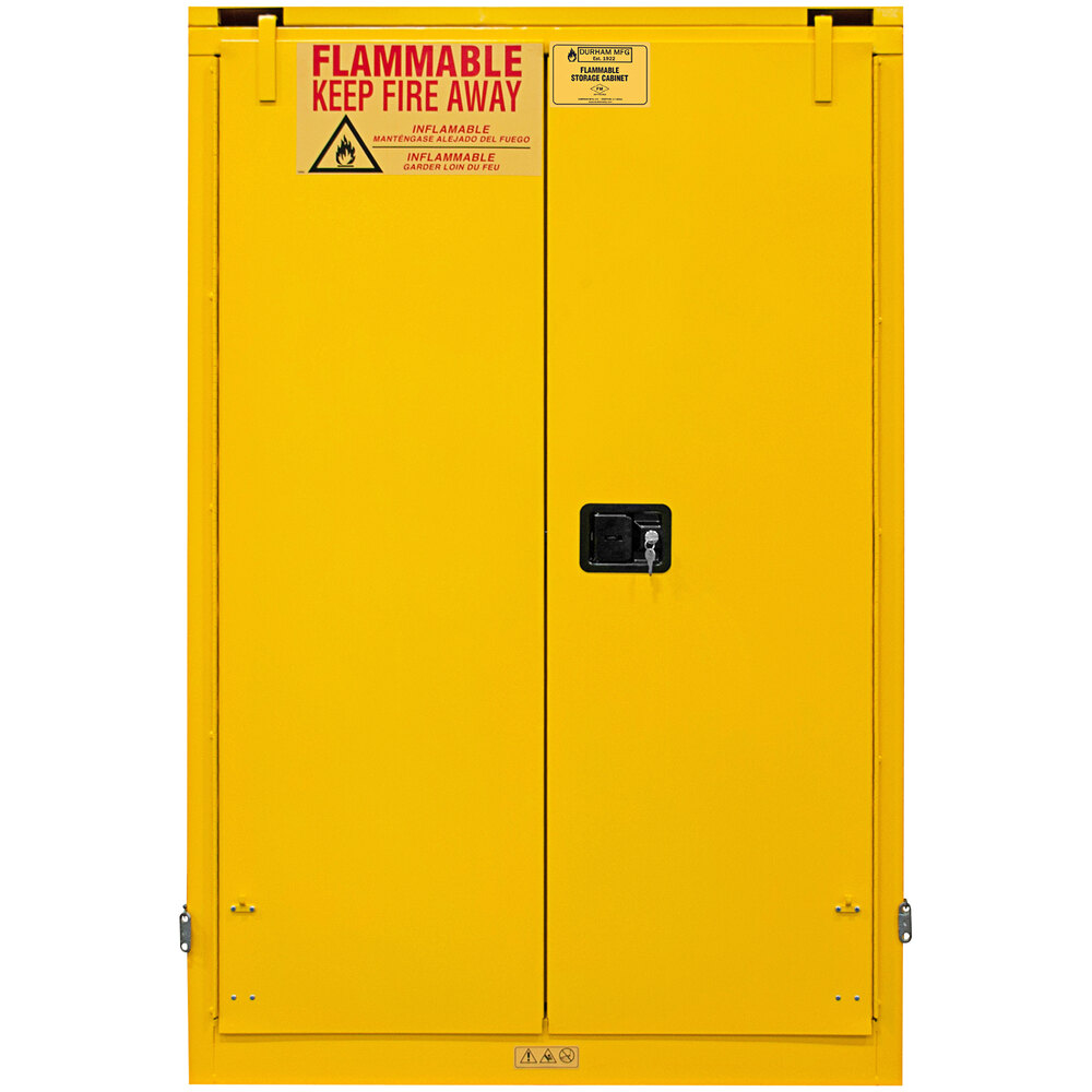 Durham Mfg 45 Gallon Steel Self-Closing Flammable Liquids Storage ...
