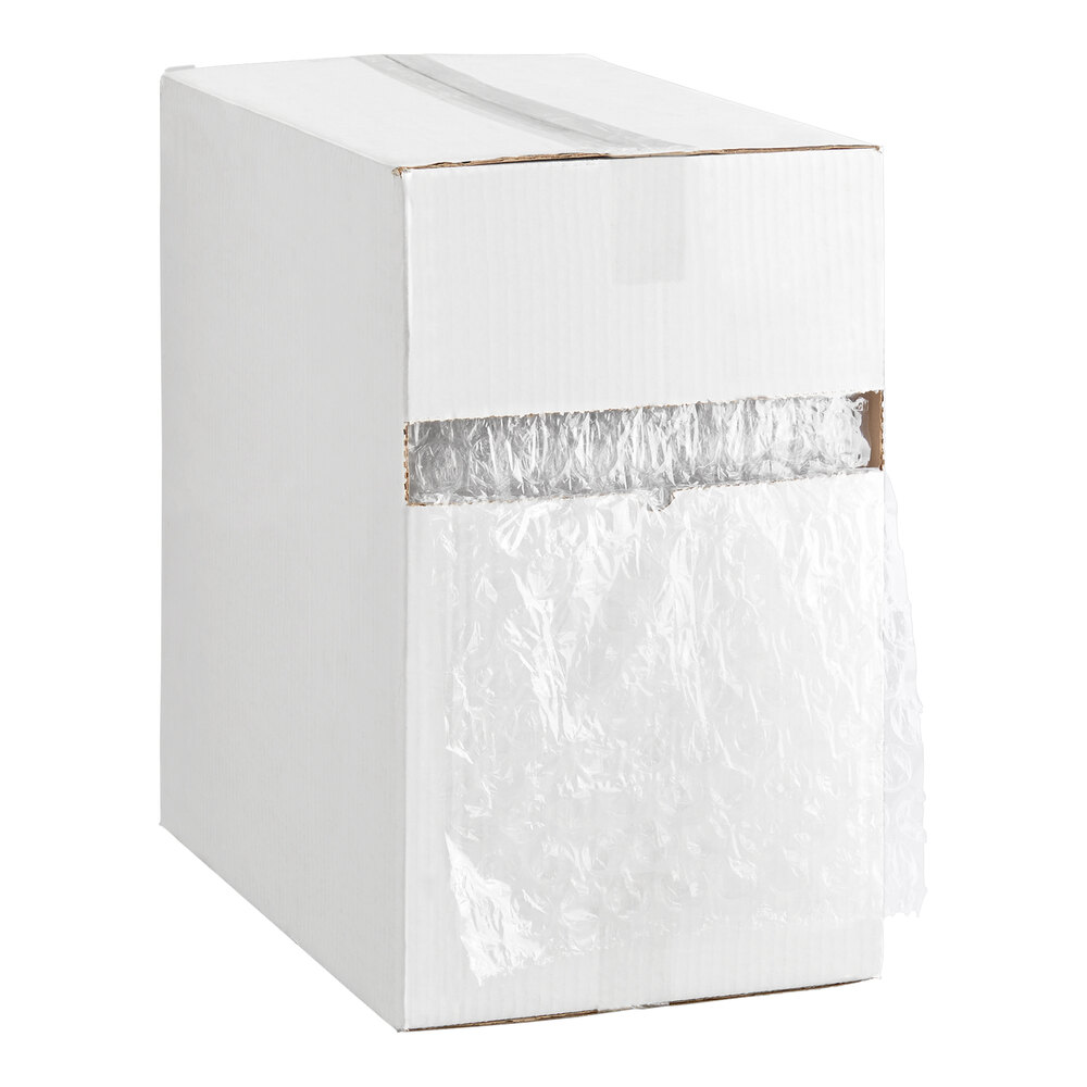 Lavex 12" x 100' Large 1/2" Bubble Packaging Dispenser Box