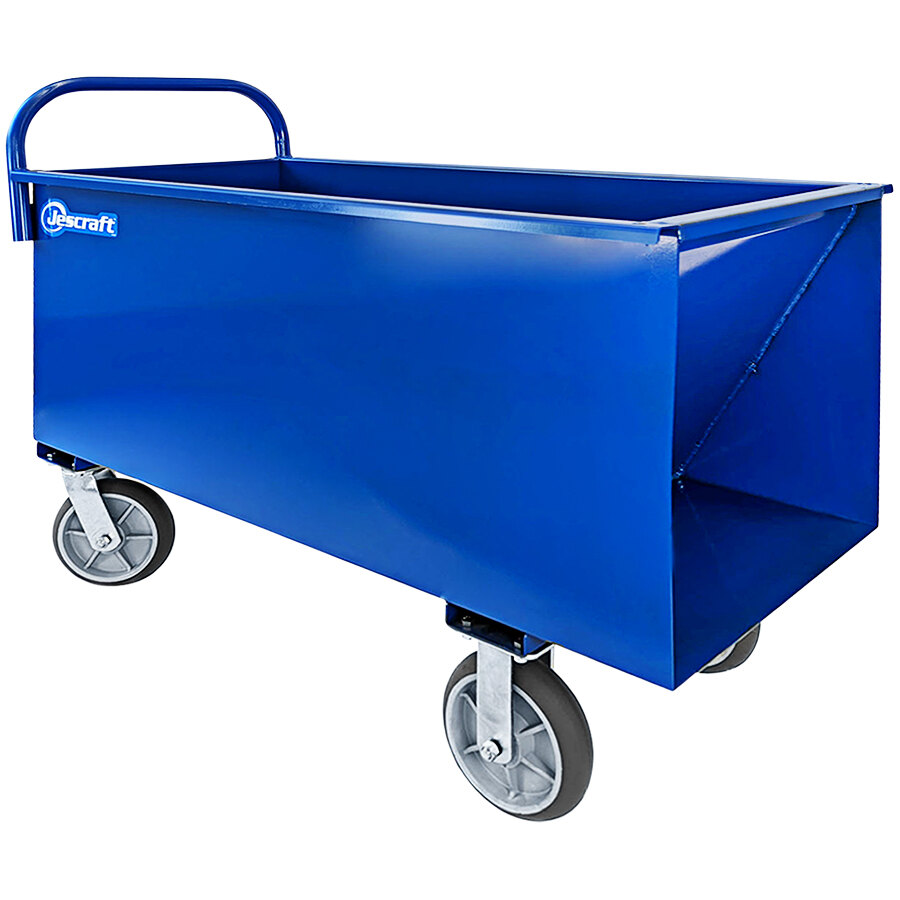 Jescraft .39 Cubic Yard Heavy-Duty 12 Gauge Steel Concrete Cart with 8 ...