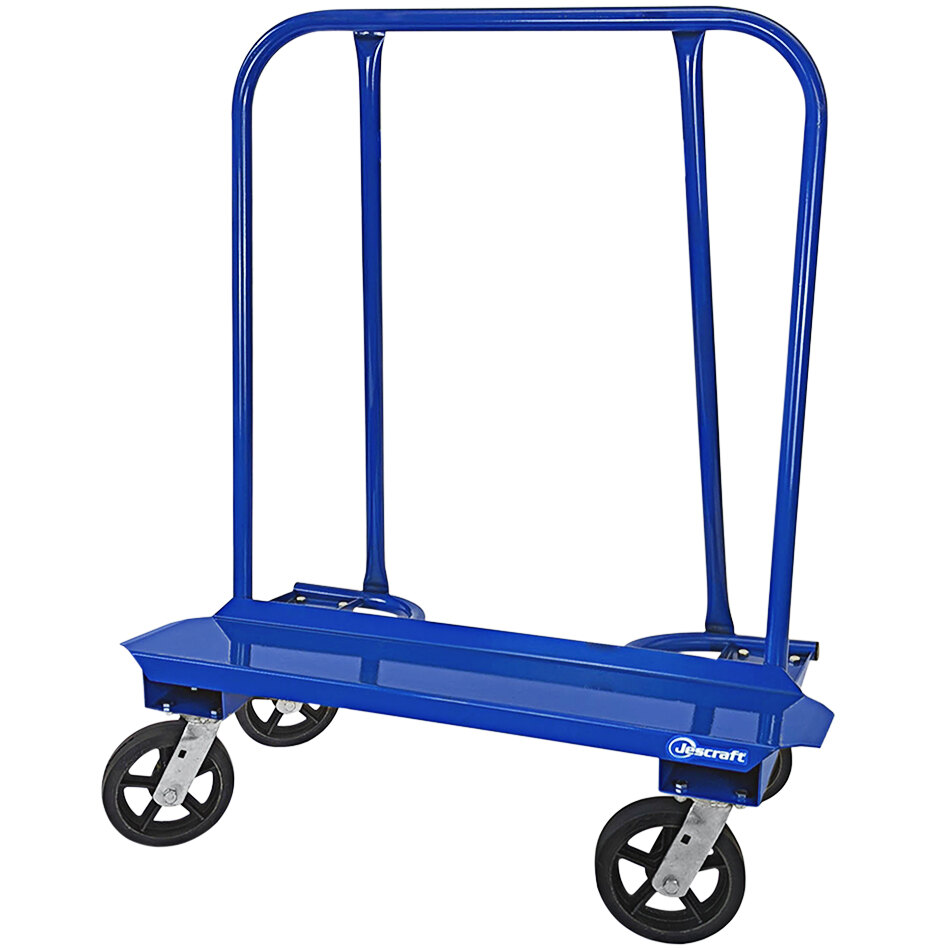 Jescraft 9" x 40" Fully Welded Steel Residential Drywall Cart with 8 ...