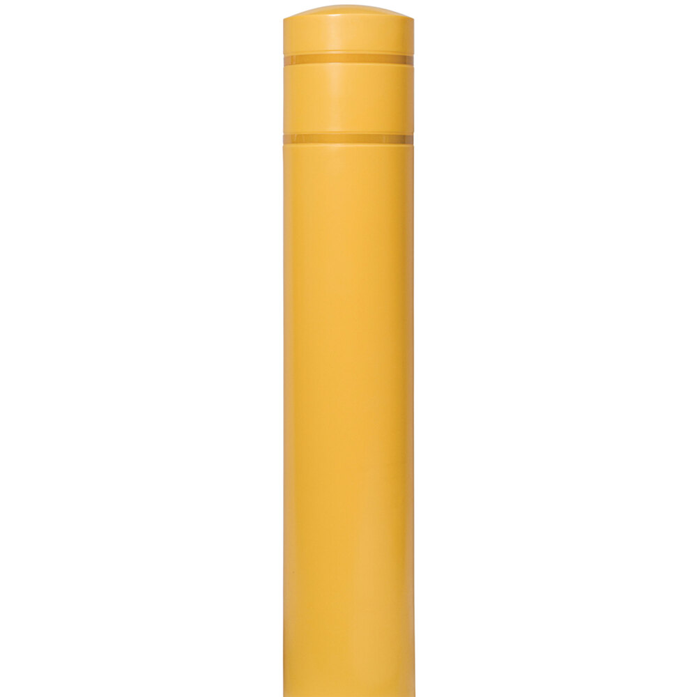 Innoplast BollardGard 11 1/8" x 60" Yellow Bollard Cover with Yellow ...