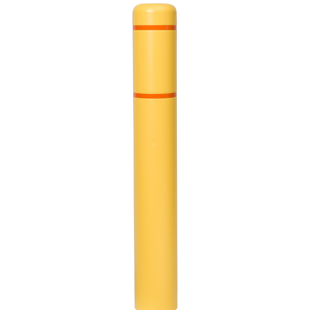 Innoplast BollardGard 7 1/8" x 52" Yellow Bollard Cover with Orange ...