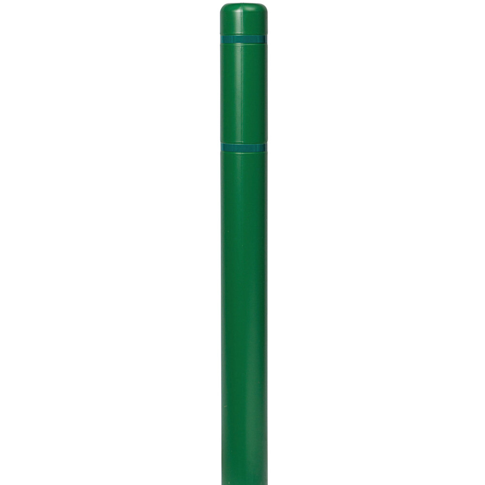 Innoplast BollardGard 4 11/16" x 52" Green Bollard Cover with Green ...