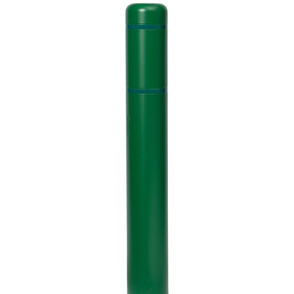 Innoplast BollardGard 7 1/8" x 52" Green Bollard Cover with Green ...