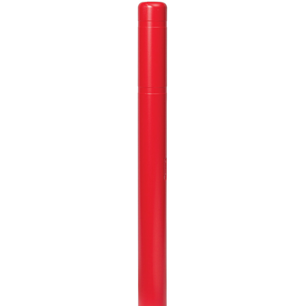 Innoplast BollardGard 4 11/16" x 72" Red Round Bollard Cover BCRT472RN