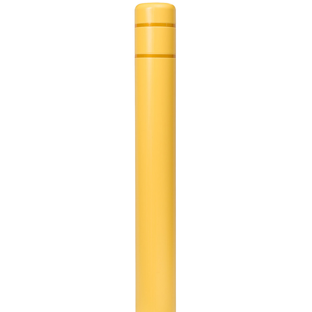 Innoplast BollardGard 9 1/8" x 72" Yellow Bollard Cover with Yellow ...