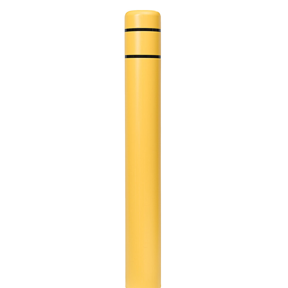 Innoplast BollardGard 9 1/8" x 72" Yellow Bollard Cover with Black ...