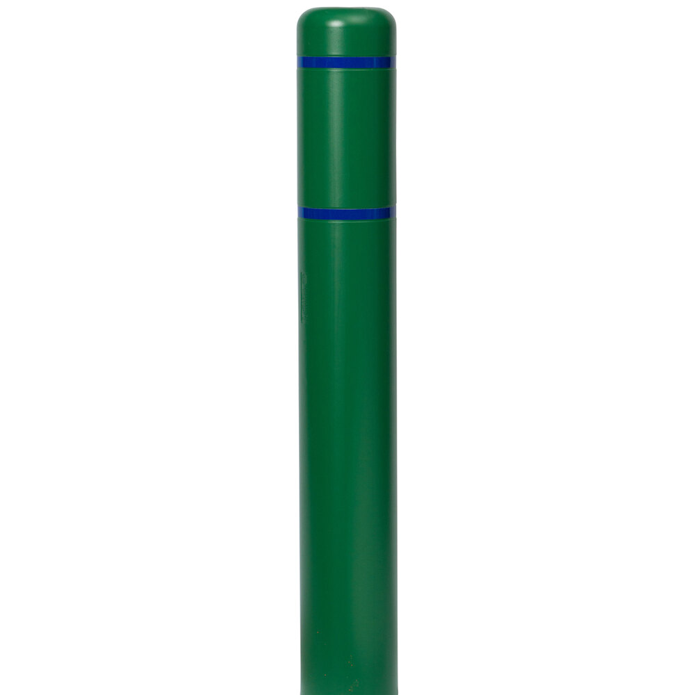 Innoplast BollardGard 7 1/8" x 52" Green Bollard Cover with Blue ...