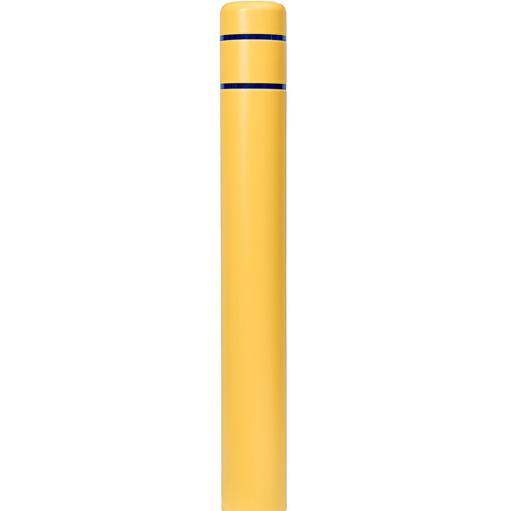 Innoplast BollardGard 9 1/8" x 72" Yellow Bollard Cover with Blue ...