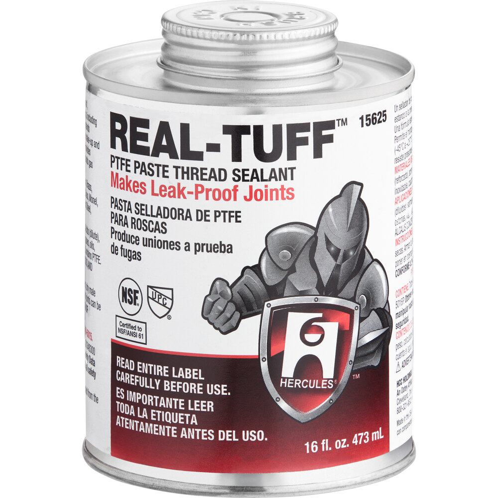 Hercules by Oatey Real Tuff 15625 16 oz. White PTFE Thread Sealant