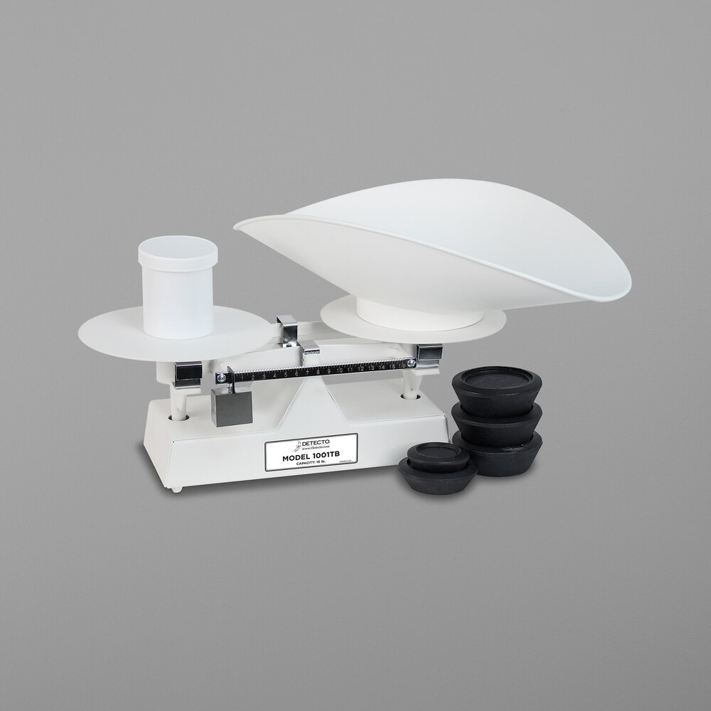 Cardinal Detecto 1001TB 16 lb. Baked Enamel Baker's Dough Scale with ...