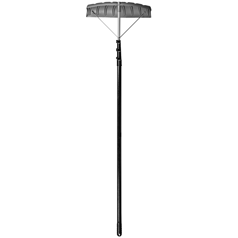 Suncast SRT2100 21' Telescoping Roof Rake with Fiberglass Handle