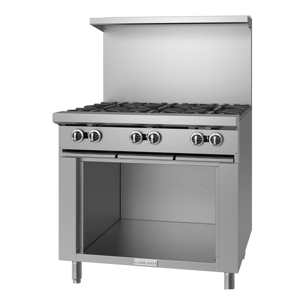 Garland G36-6S Liquid Propane 6 Burner 36" Range with Storage Base ...