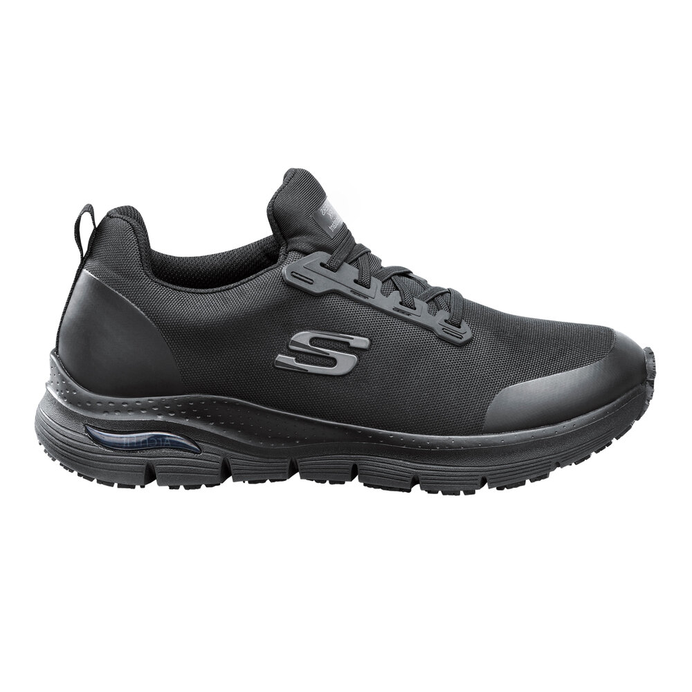 Skechers Work Jake Men's 11 Arch Fit Medium Width Black Soft Toe Non ...