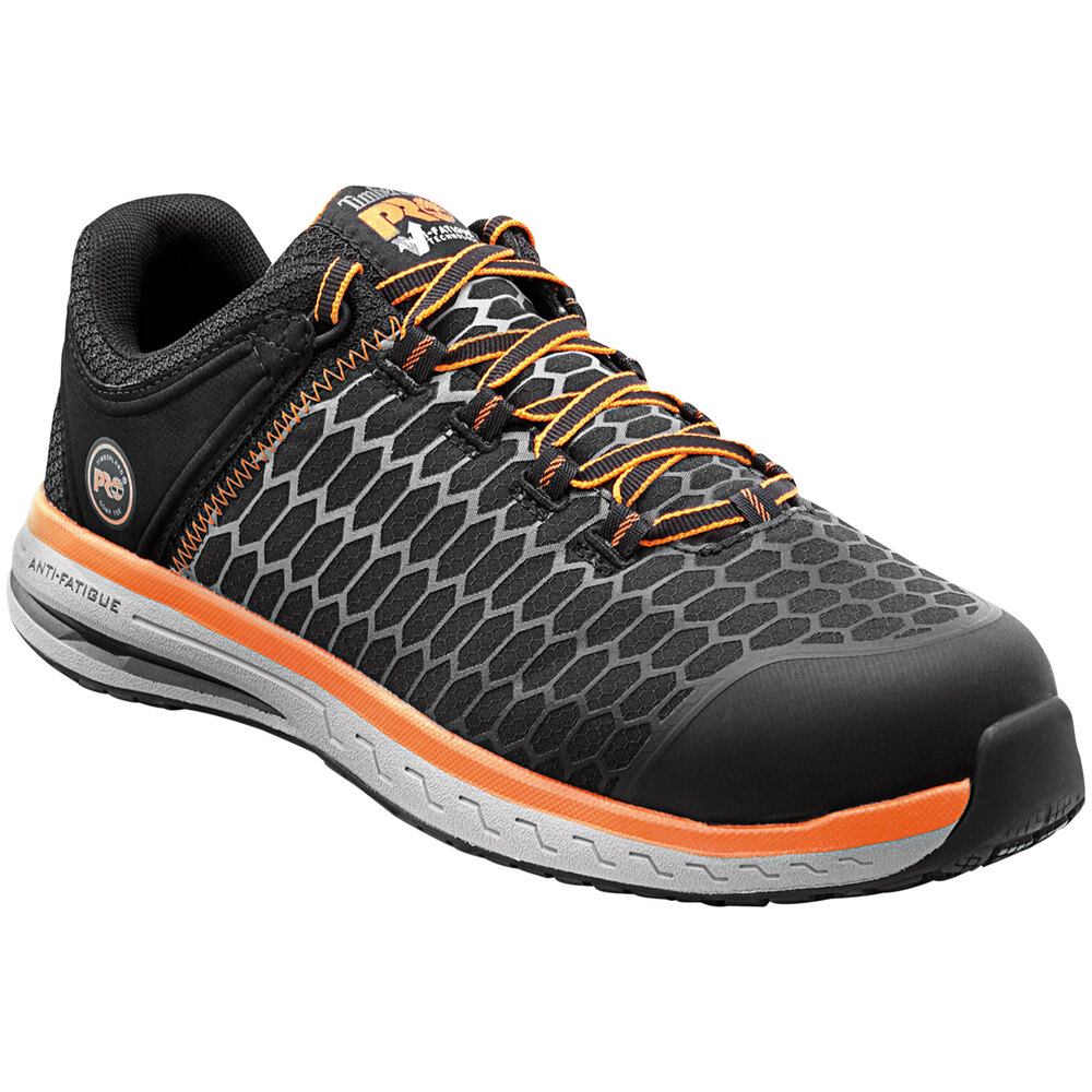 Timberland PRO Powerdrive Men's Size 13 Wide Width Black / Orange ...
